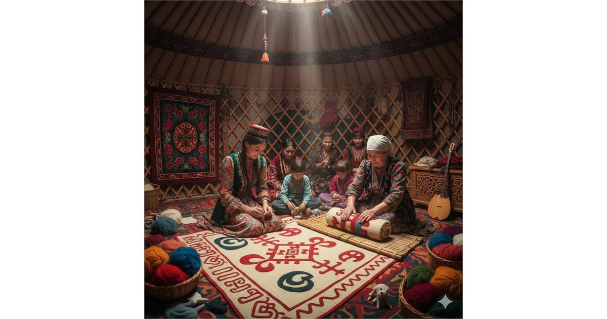 Felt -Making in Kazakhstan: The Embodiment of Patterns and Cultural ...